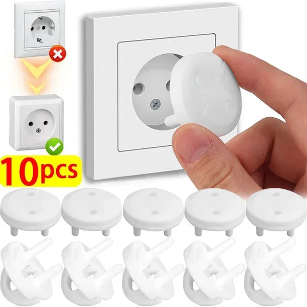 Secure Outlets with 10-Pack Rotate Guards – Cuddle Baby